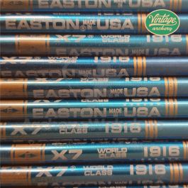 Vintage Easton Shafts X7 World Class 1916 - 12 Pieces
